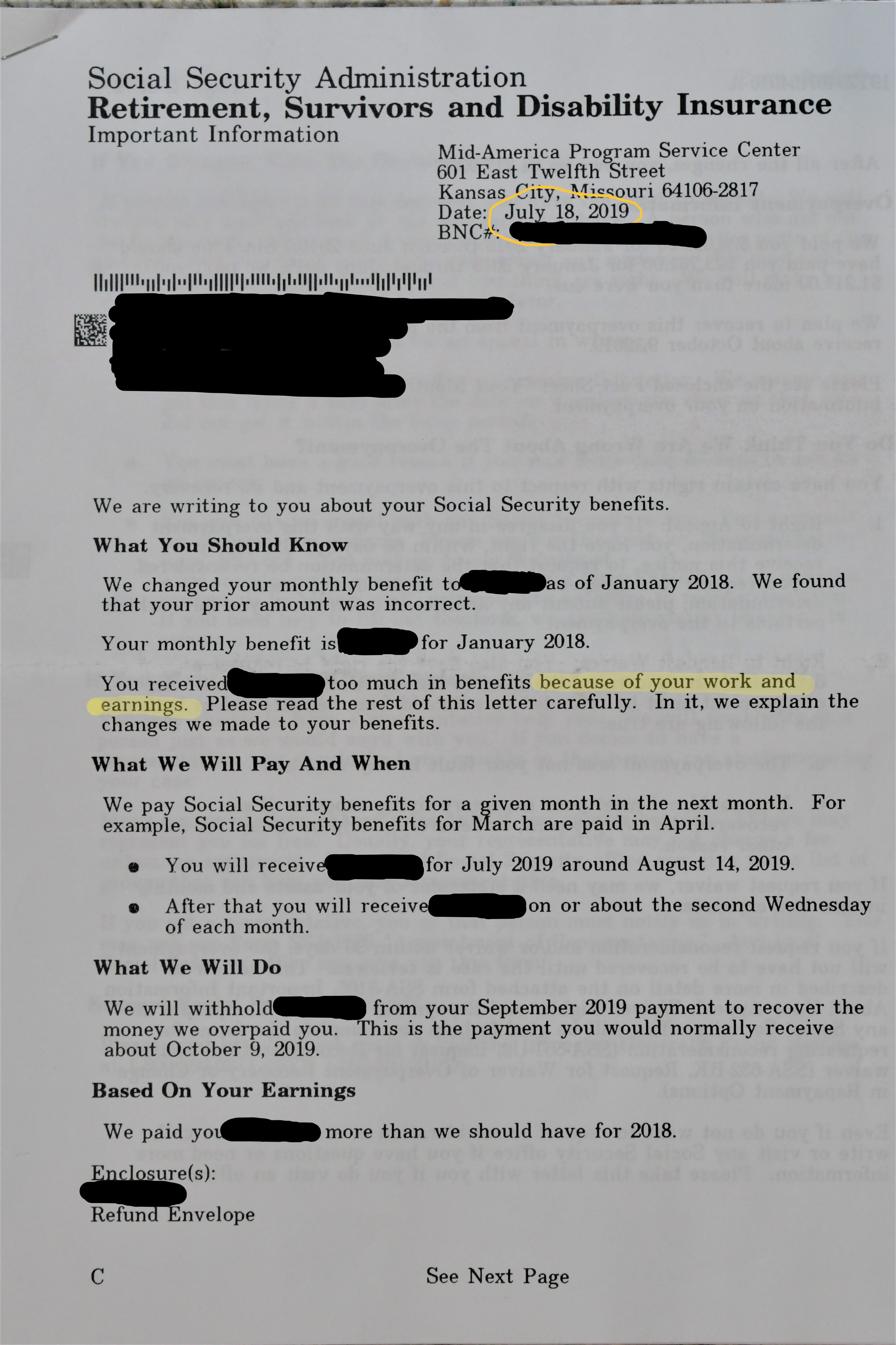 SSA Earnings Letter Rebel Retirement